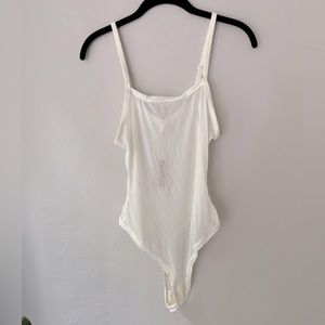 SKIMS | Tops | Skims Summer Mesh Cami Bodysuit In Bone Xl 2x | Poshmark